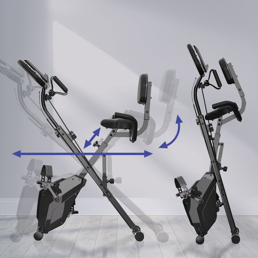Foldable Exercise Bike, Magnetic Resistance – HomeFitnessCode - United ...