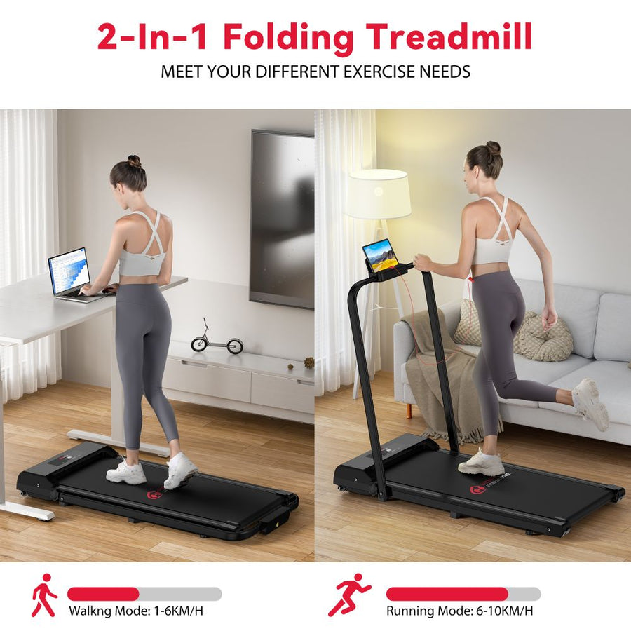 Folding Treadmill C1, Speed 1-10KM/H – HomeFitnessCode - United Kingdom