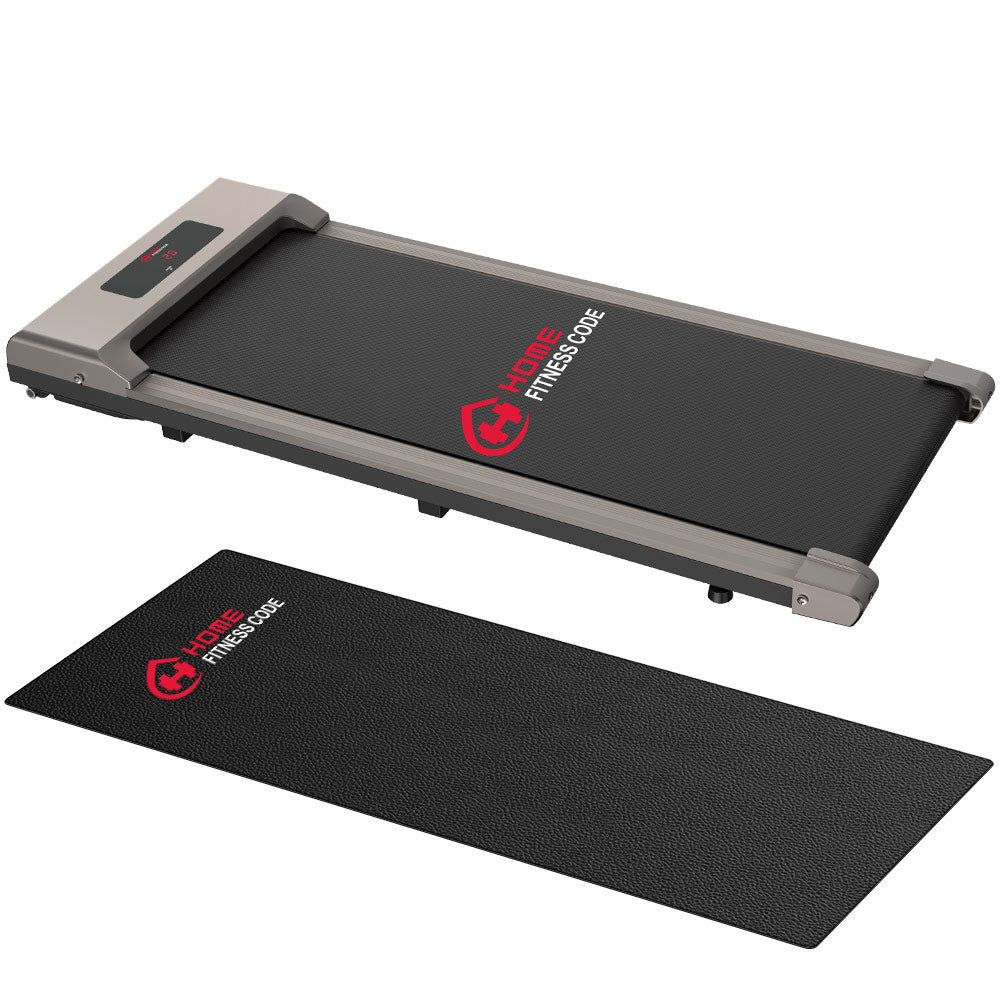 Space Saving Motorised Treadmill 1-10KM/H Walking Machine with LCD Dis ...